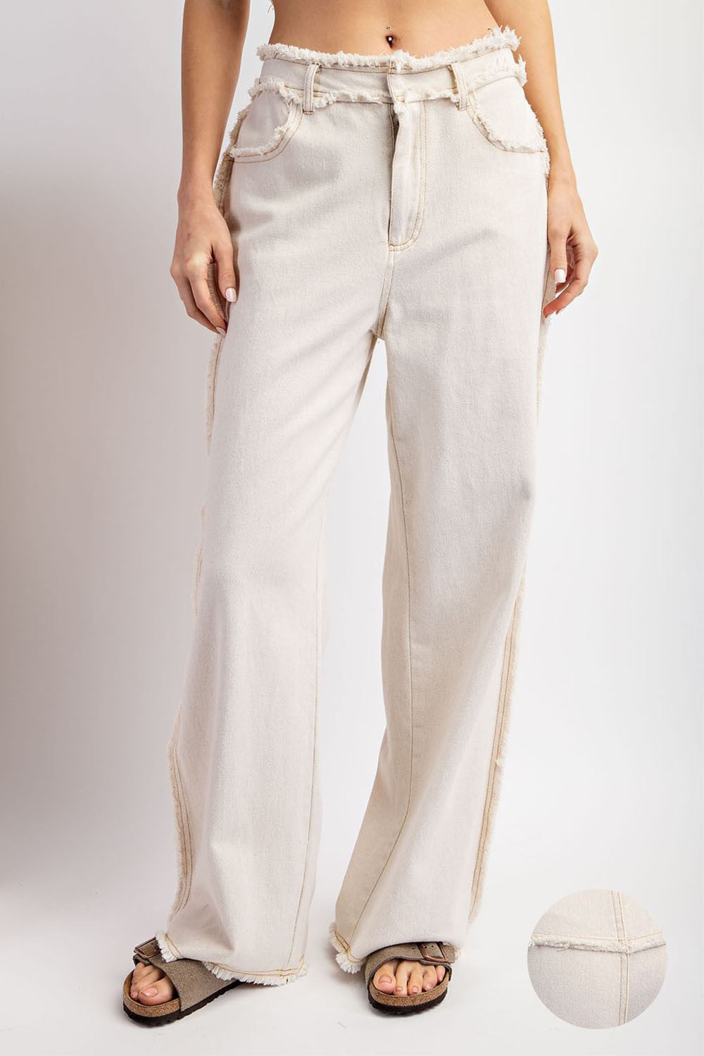 The Nicky Jeans In Cream – Soles of Savannah